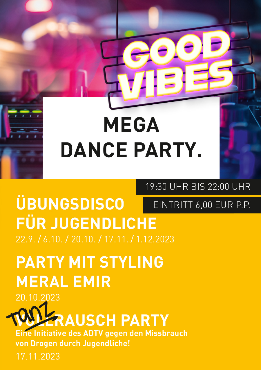 Mega Dance Party / Events - die neue tanzschule